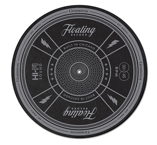 Floating Record Felt Mat | Vertical Grooves Store